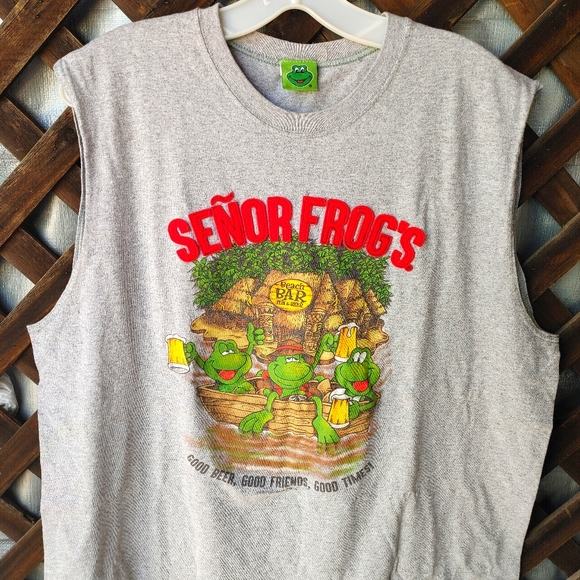 Shirts | Vintage Senor Frogs Mens T Shirt Tank Top | Poshmark